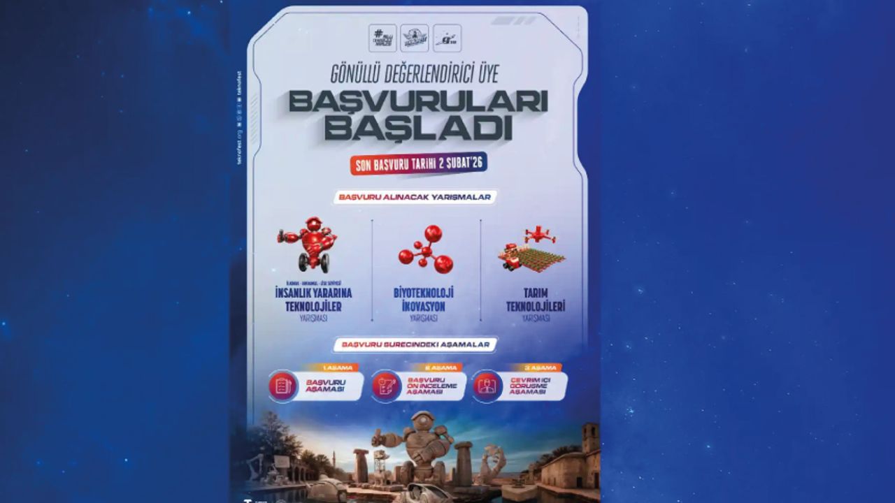 TEKNOFEST 2026 Gönüllü Değerlendirici Üye Başvuruları Başladı ...