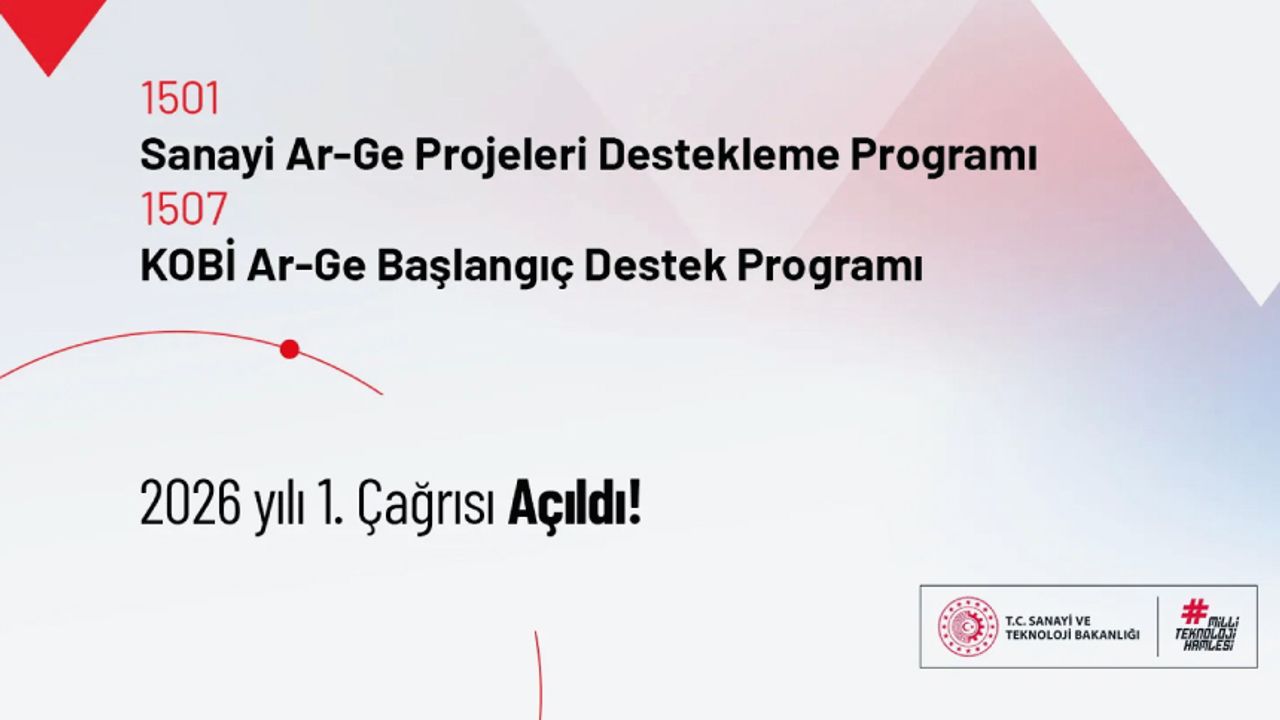 1501-Sanayi Ar-Ge Destek Programı ve 1507-KOBİ Ar-Ge Başlangıç Destek ...